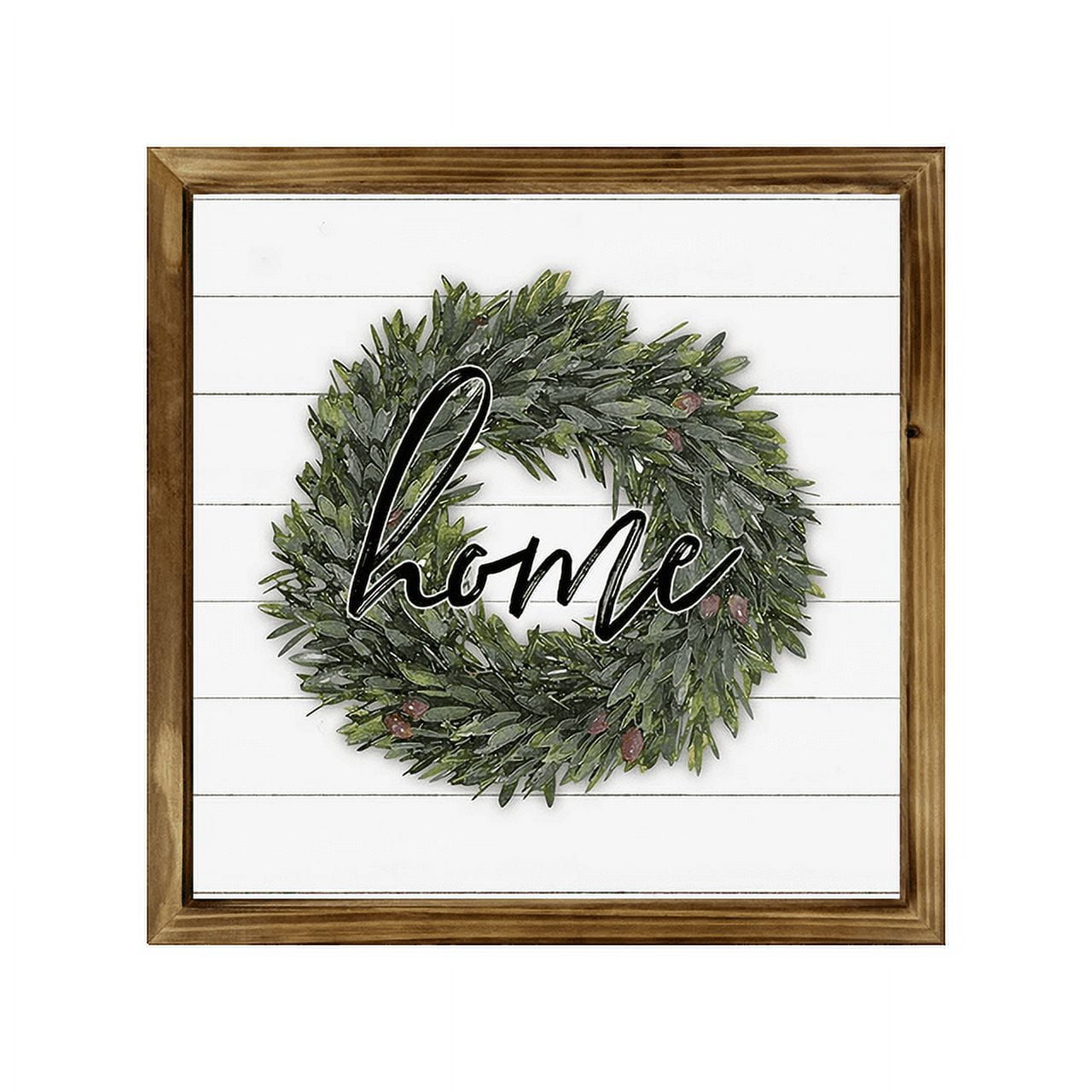 Eveokoki Home Square Rustic Wood Signs,Vintage Wooden Farmhouse Plaque ...