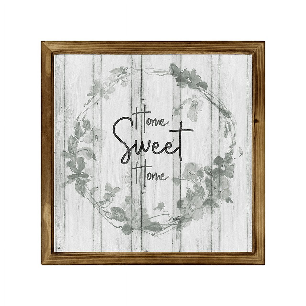 Eveokoki Home Sweet Home Square Rustic Wood Signs,Vintage Wooden ...