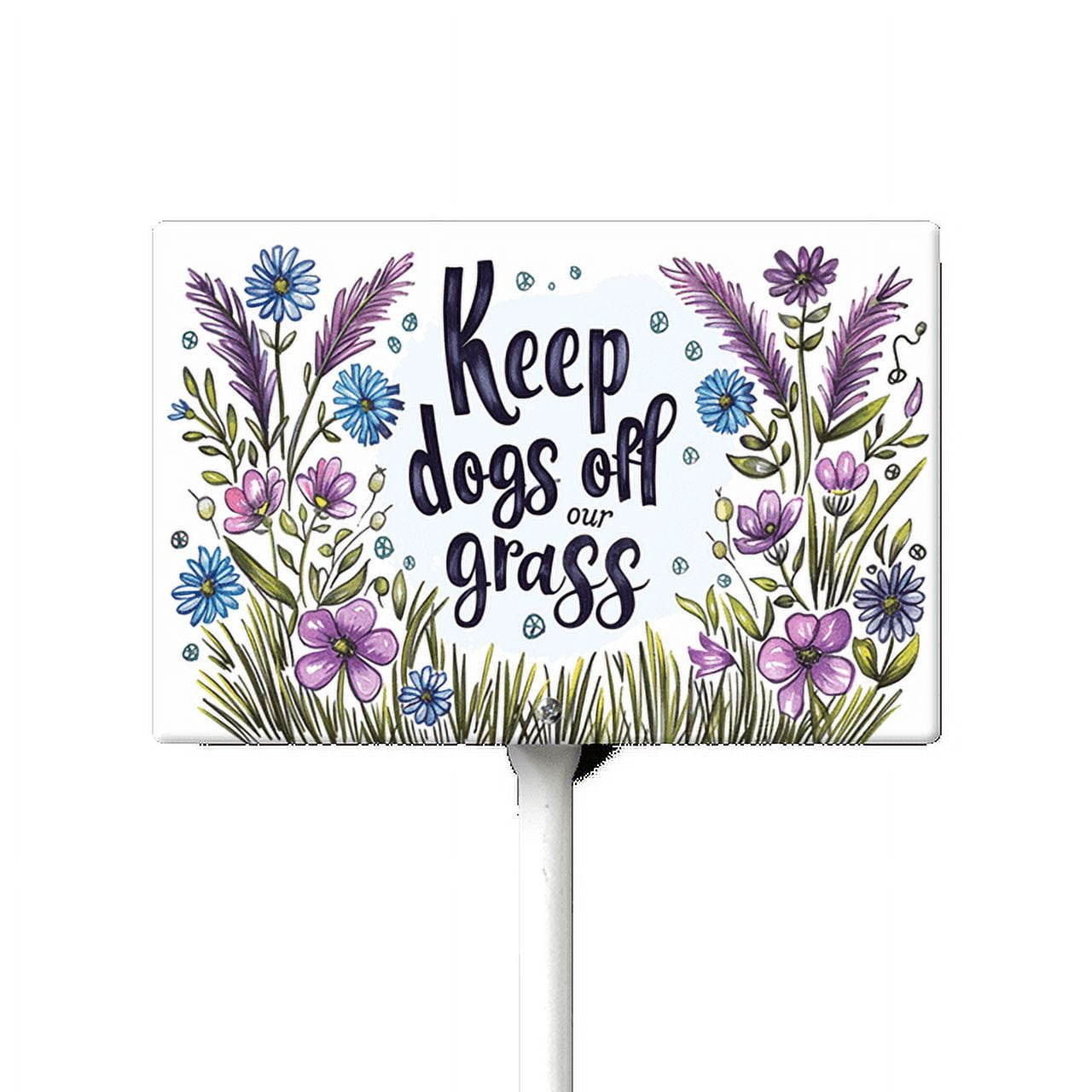 Eveokoki Keep Dogs Off Our Grass Sign, 12" x8" Stay Off Grass Aluminum ...