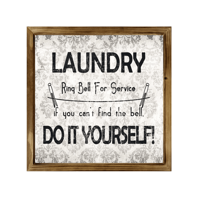 Eveokoki Laundry - Do It Yourself Sign 16 Inch, Rustic Farmhouse Decor ...