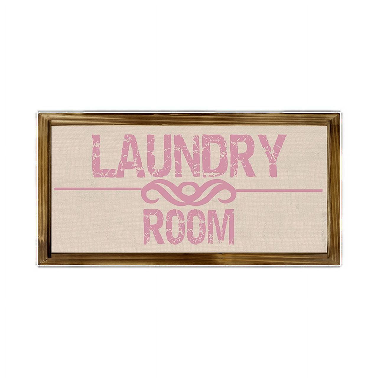 Eveokoki Laundry Room Wood Framed Laundry Sign for Laundry Room,Vintage ...