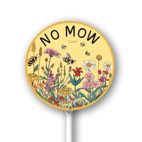Eveokoki No Mow Zone Sign For Yard With Metal Stake Garden Signs ...