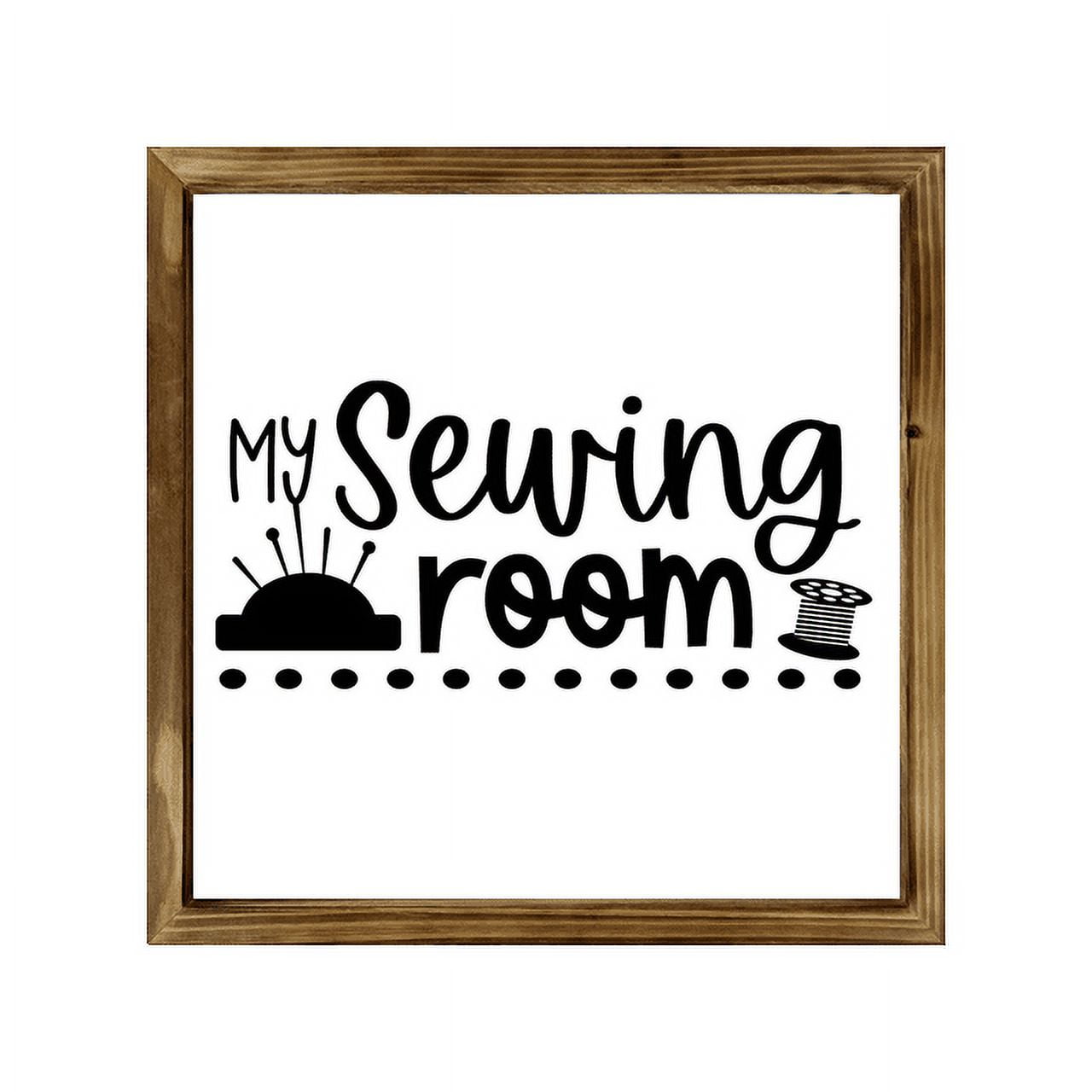 Eveokoki My Sewing Room Wall Art for Home Bar Cafe Farm Store Garage ...