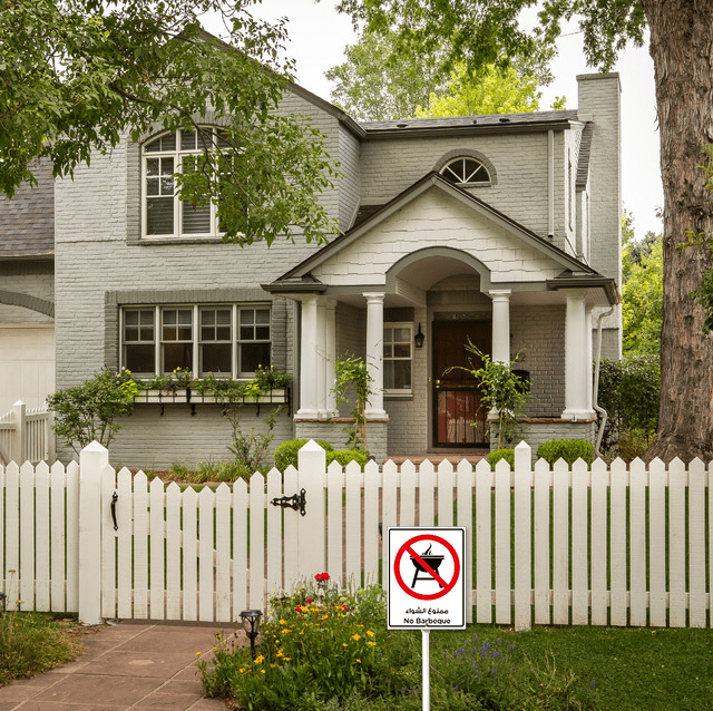 Eveokoki No Barbecue Sign With Metal Stake, 8" x 12" Aluminum Yard Sign ...