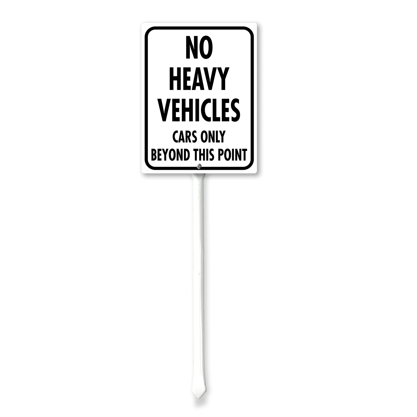 Eveokoki No Heavy Vehicles Yard Sign with Stake 8x12inch Yard ...