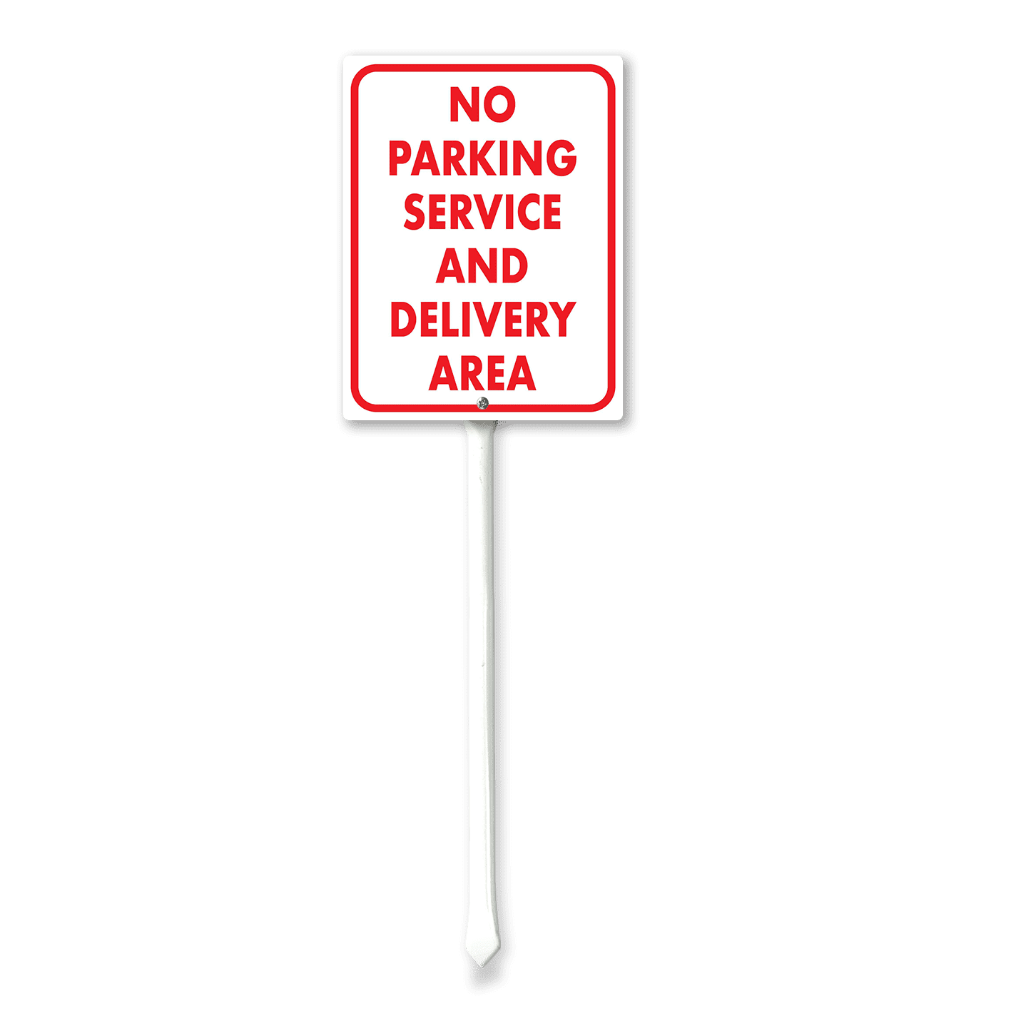 Eveokoki No Parking Service and Delivery Area Yard Sign with Stake 7x8 ...