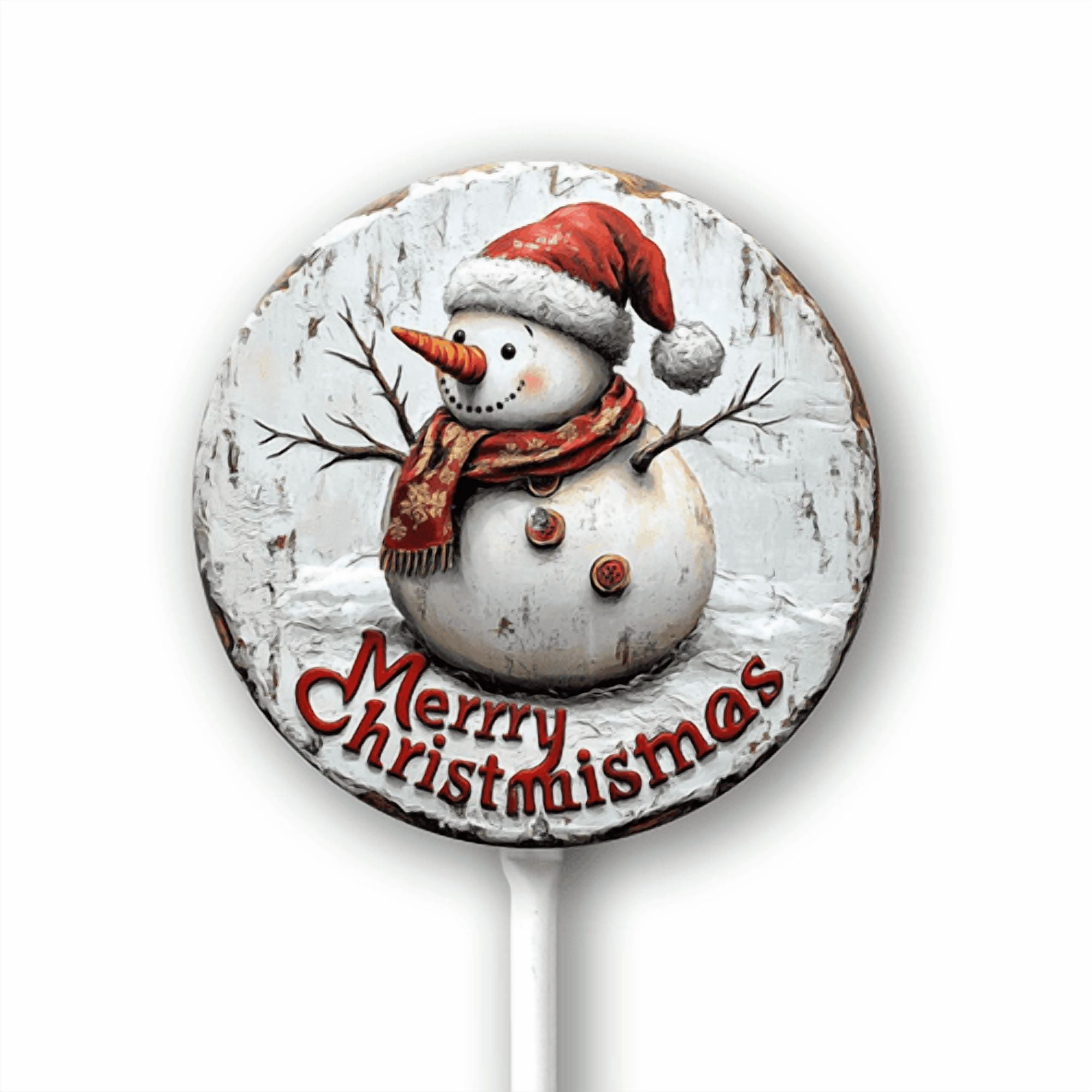 Eveokoki Outdoor Christmas Decorations - Snowman Says Merry Christmas ...