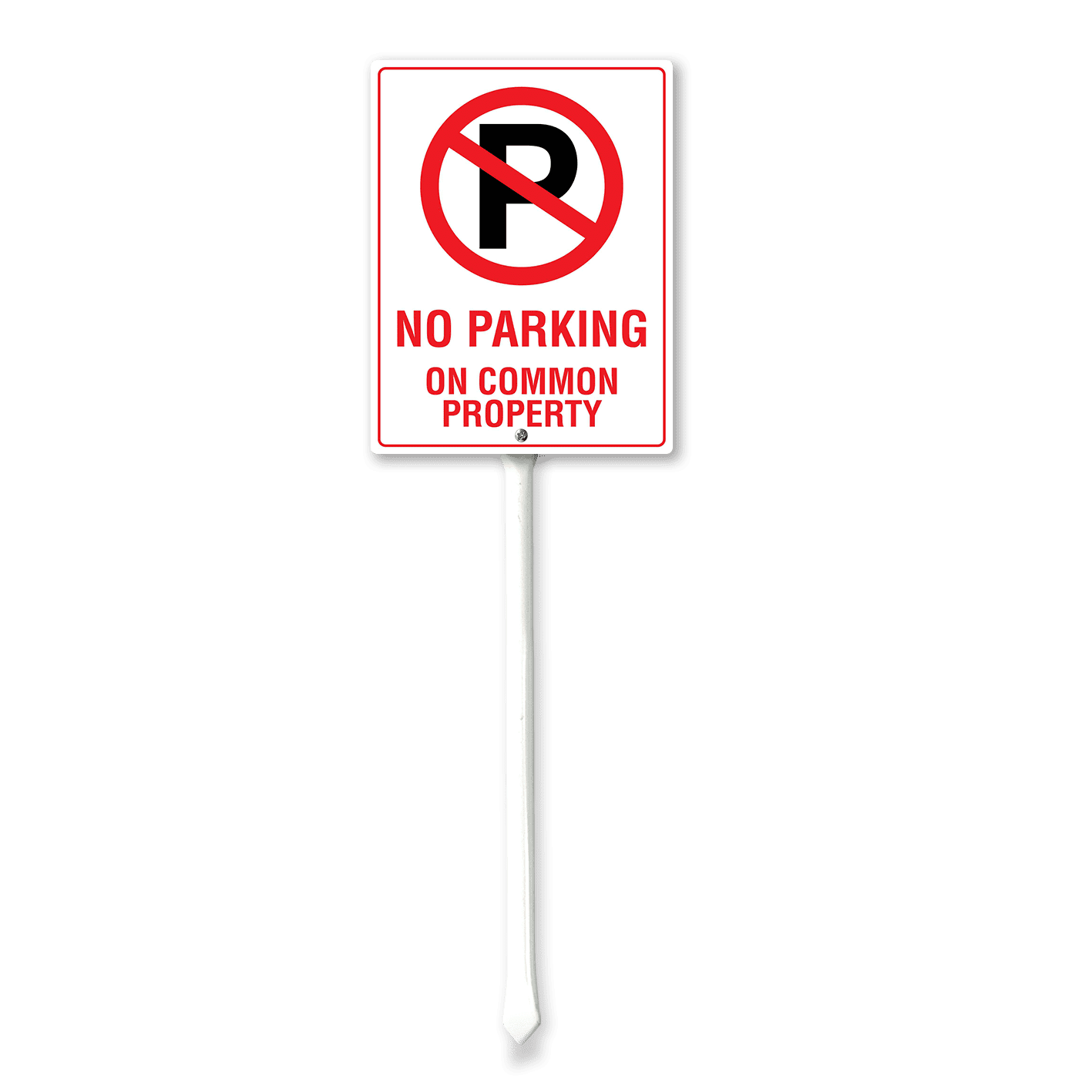 Eveokoki No Parking On Common Property Yard Sign with Stake 7x8.8inch ...
