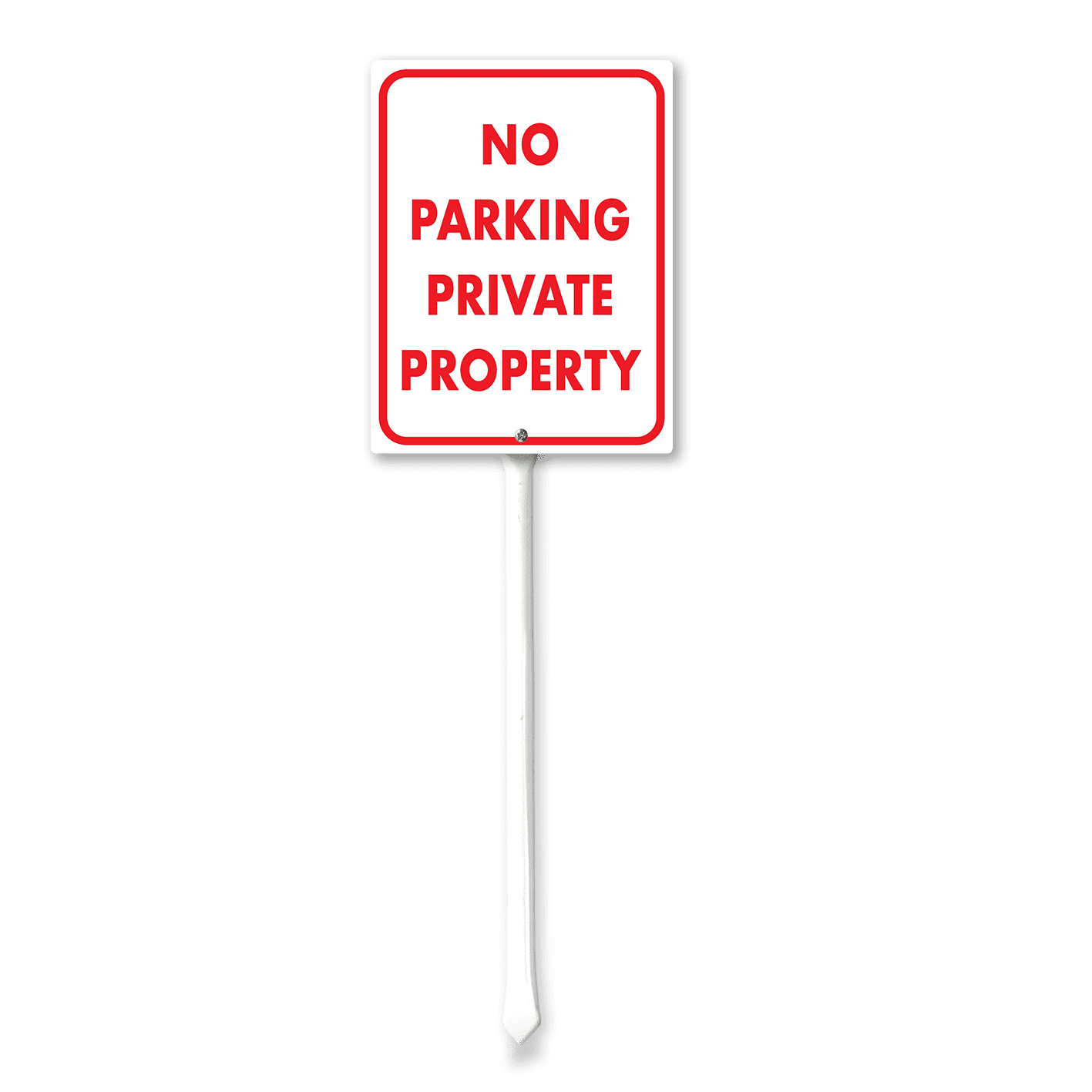 Eveokoki No Parking Private Property Yard Sign with Stake 7x8.8inch ...