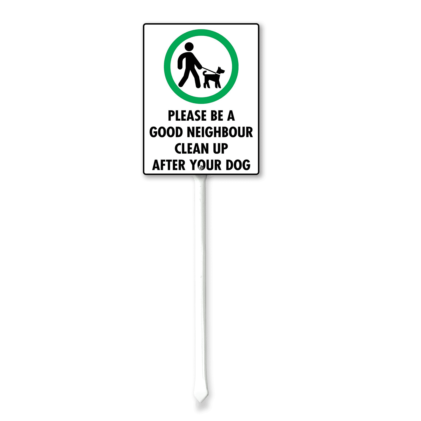 Eveokoki Please Be a Good Neighbour Clean up After Your Dog Yard Sign ...