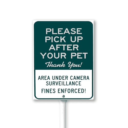 Eveokoki Please Be Respectful Yard Sign with Metal Stakes Weatherproof ...