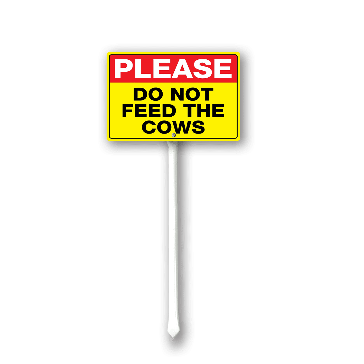 Eveokoki Please Do Not Feed The Cows Sign With Stake For Neighborhoods ...