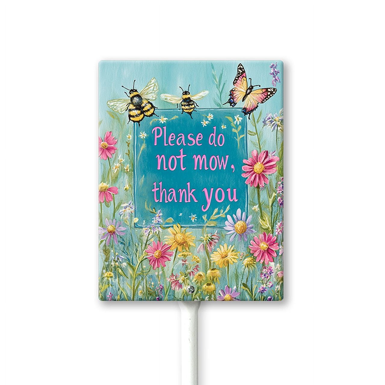 Eveokoki Please Do Not Mow Sign For Yard With Stake, Wildflowers Yard ...