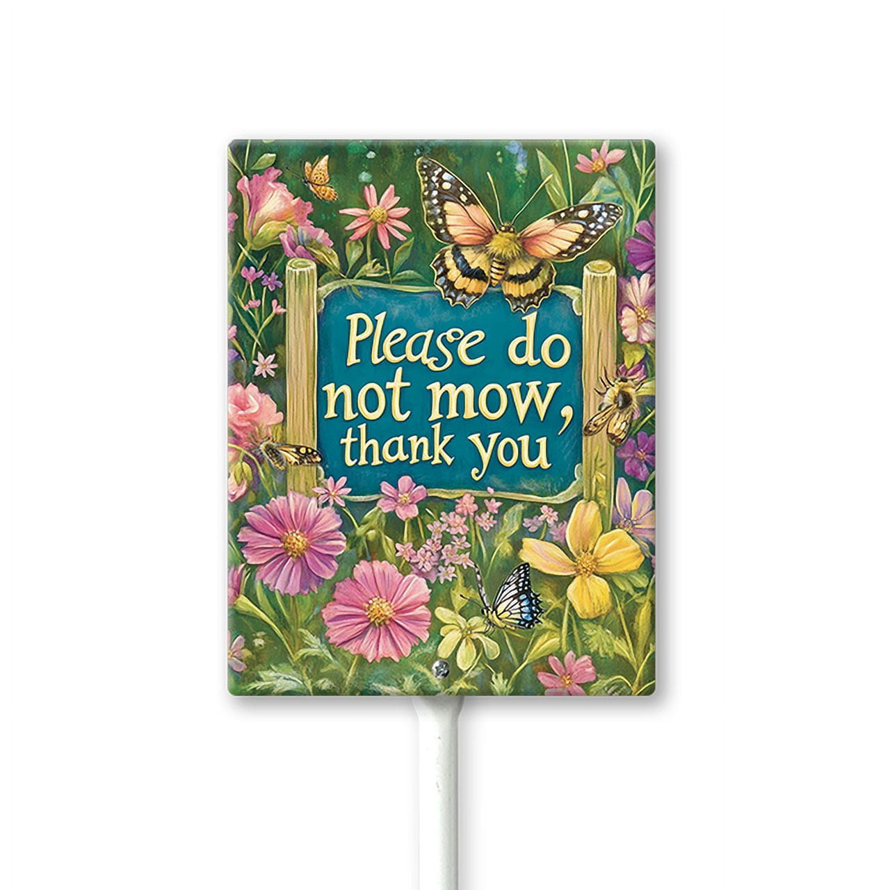Eveokoki Please Do Not Mow Sign For Yard With Stake, Wildflowers Yard ...