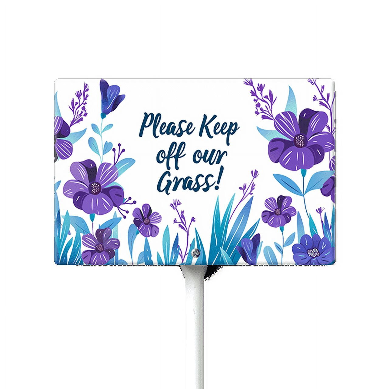 Eveokoki Please Keep Off Our Grass Sign, 12" x8" Stay Off Grass ...