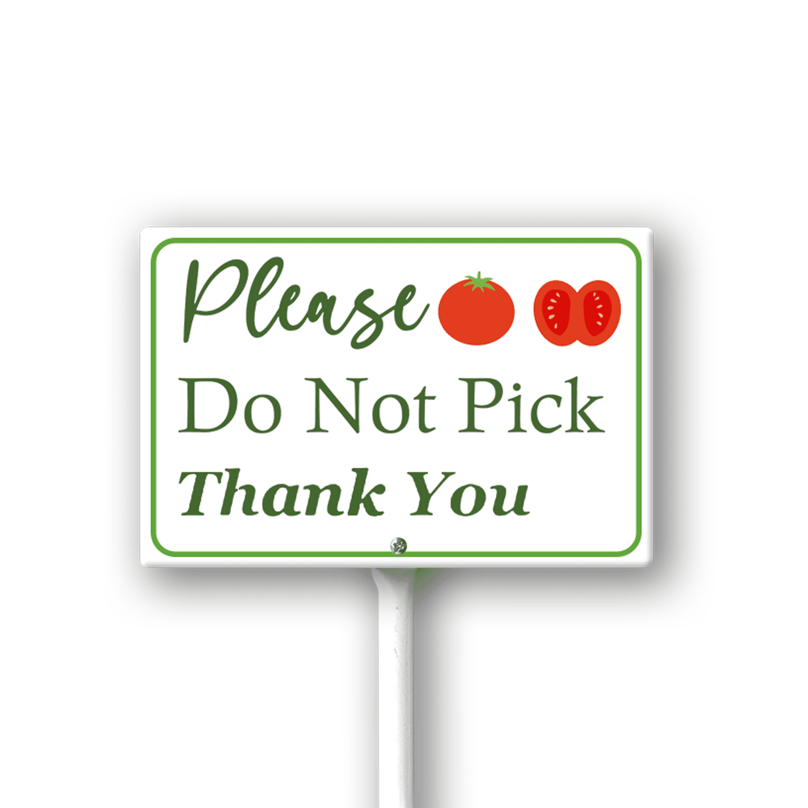 Eveokoki Please Do Not Pick Tomato Yard Sign with Stake Garden Signs ...