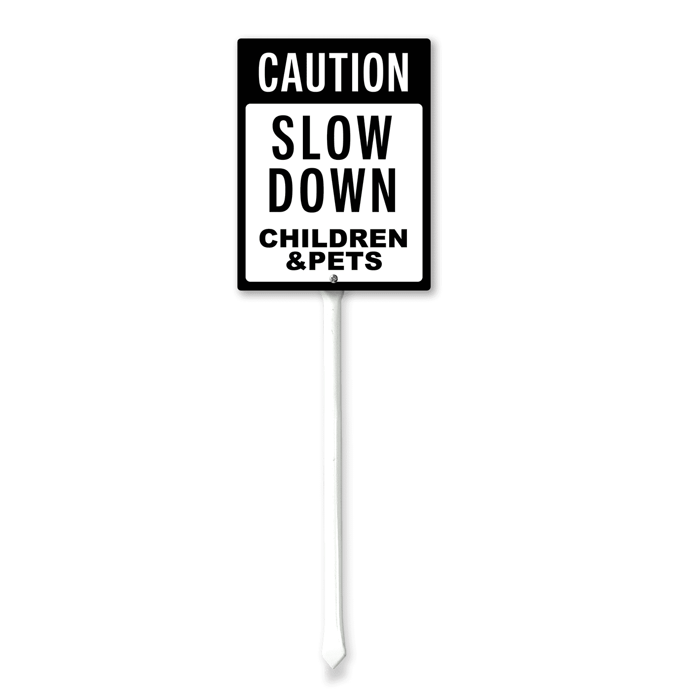 Eveokoki Please Slow Down Children Zone Safety Signs for Street with ...