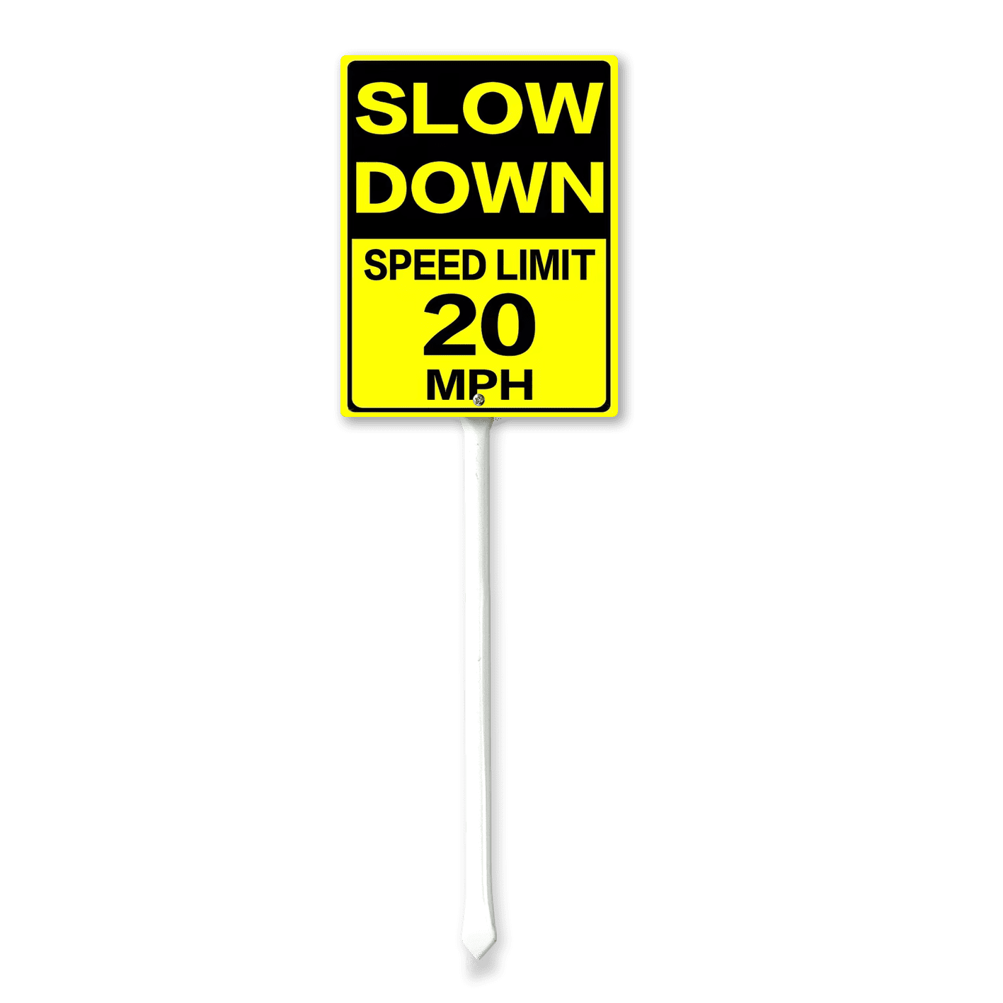 Eveokoki Please Slow Down Speed Limit 20mph Yard Sign with Stakes 8in× ...