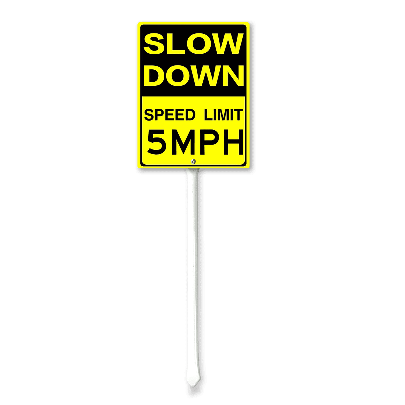 Eveokoki Please Slow Down Speed Limit 5mph Yard Sign with Stakes 8in× ...