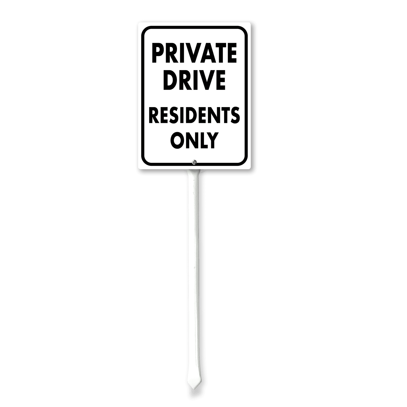 Eveokoki Private Drive Residents Only Yard Sign with Stake 7x8.8inch ...