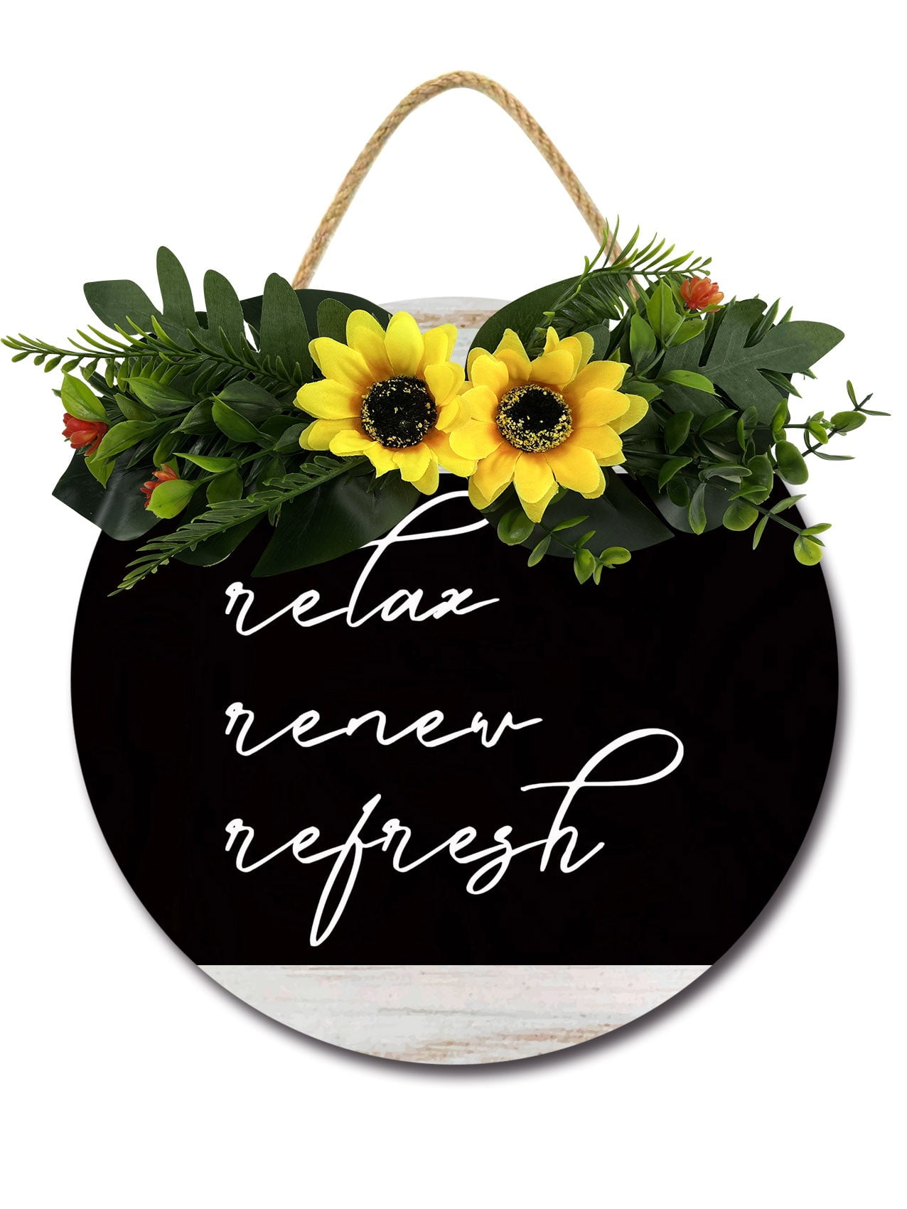Eveokoki Relax Renew Refresh Signs for Bathroom Decor- Modern Farmhouse ...