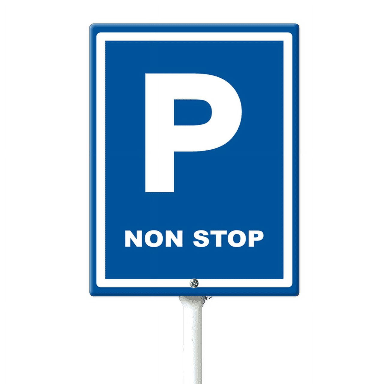 Eveokoki Road Traffic Sign Non Stop Yard Sign with Stake 8x12inch ...