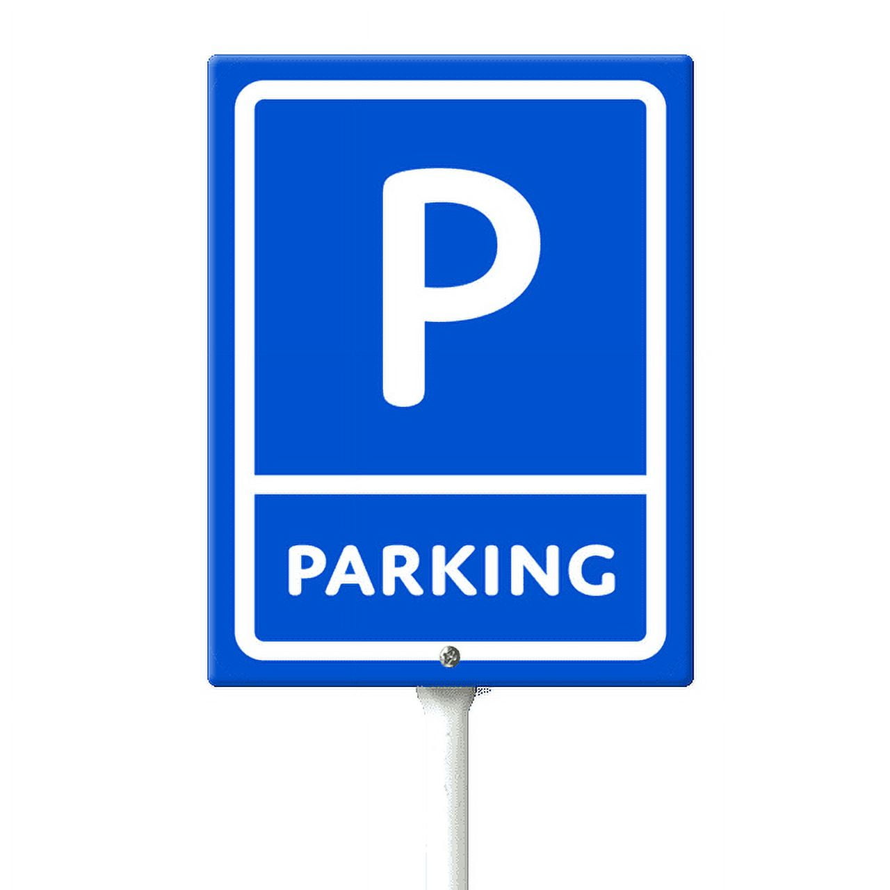 Eveokoki Road Traffic Sign Parking Zone Yard Sign with Stake 4.6x6inch ...