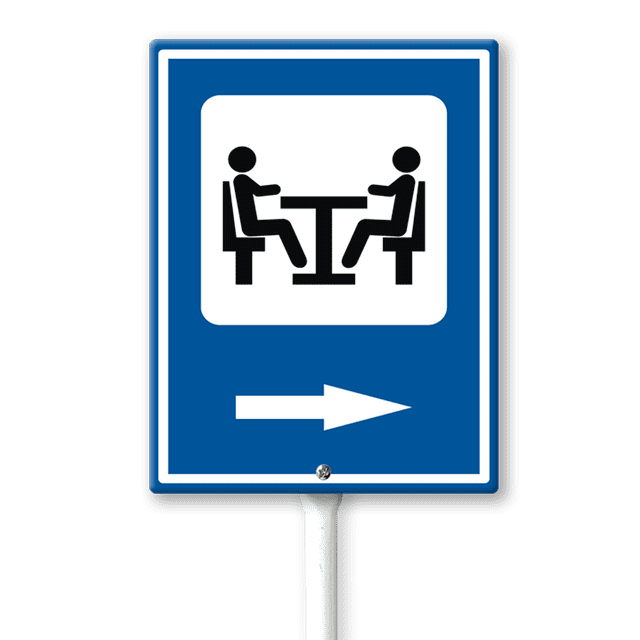 Eveokoki Road Traffic Sign Resting Place Yard Sign with Stake 7x8.8inch ...