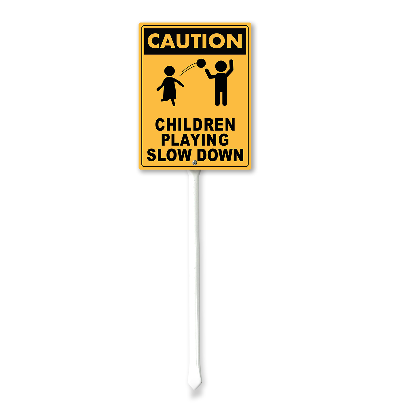 Eveokoki Slow Down Children And Dogs Safety Signs for Street with ...