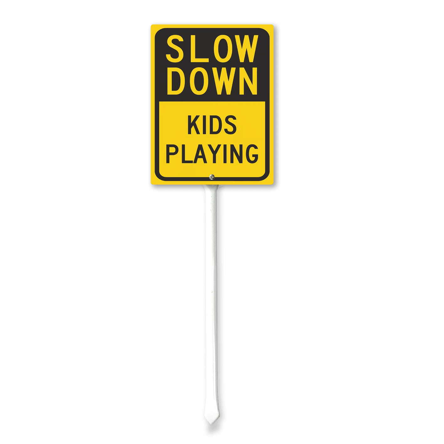Eveokoki Slow Down Kids Playing Yard Sign with Stakes 8in×12in, Sturdy ...