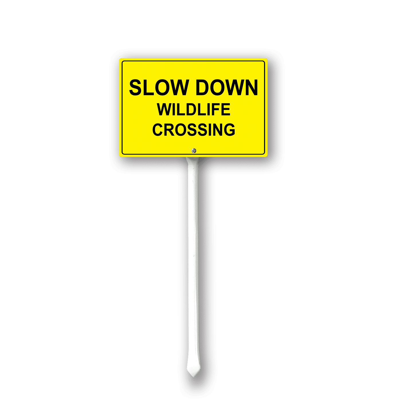 Eveokoki Slow Down Wildlife Crossing Sign With Stake For Neighborhoods ...