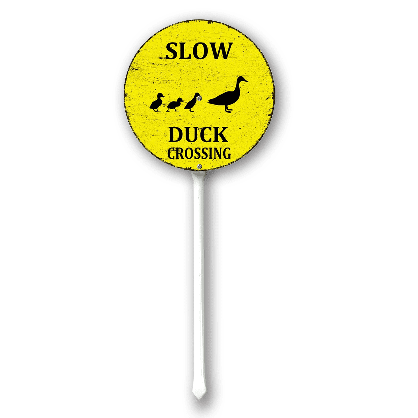 Eveokoki Slow Duck Crossing Sign With Stake For Neighborhoods Yard Farm ...