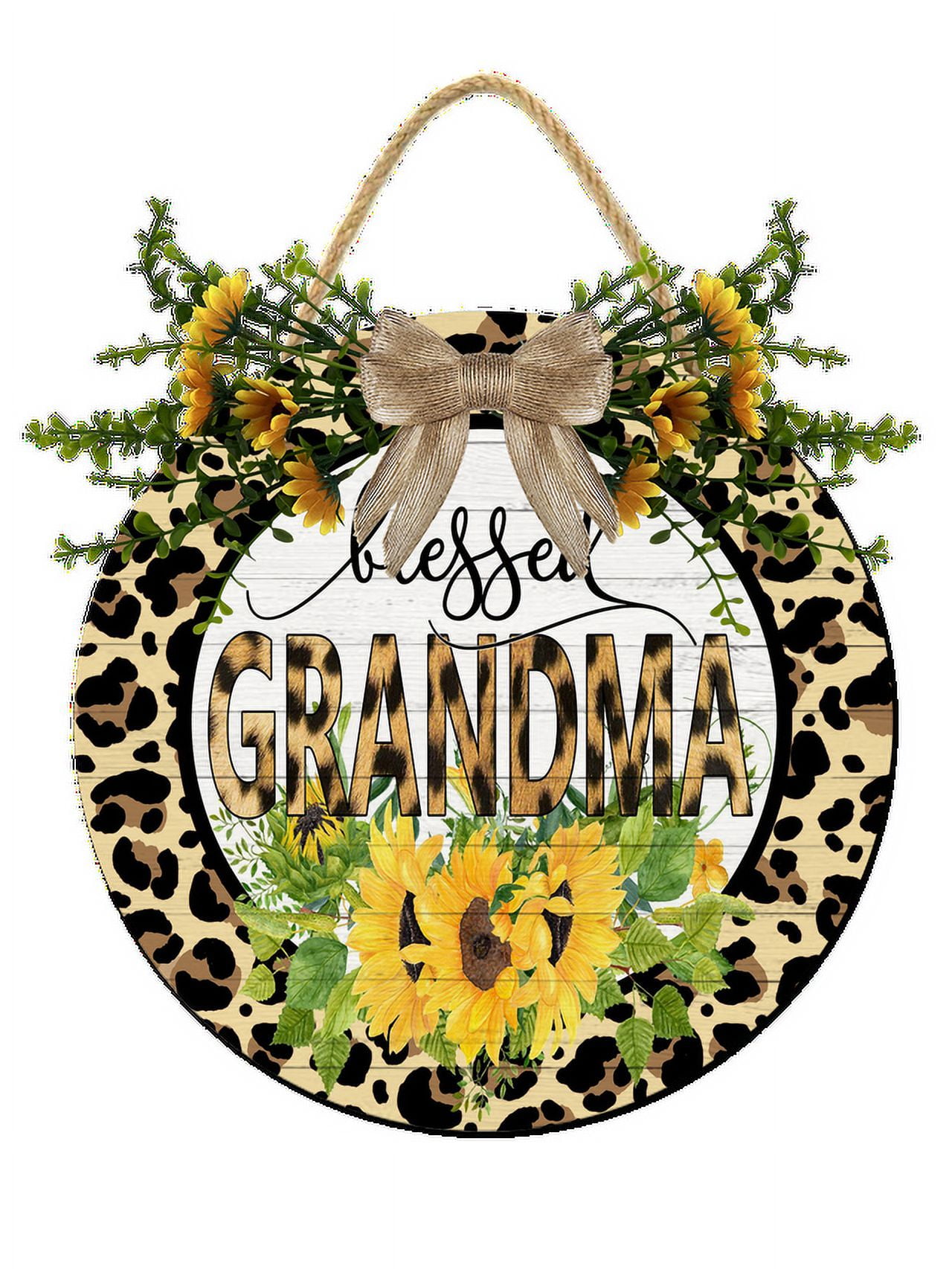 Eveokoki Spring Wreaths Sign for Front Door Farmhouse Spring Door ...