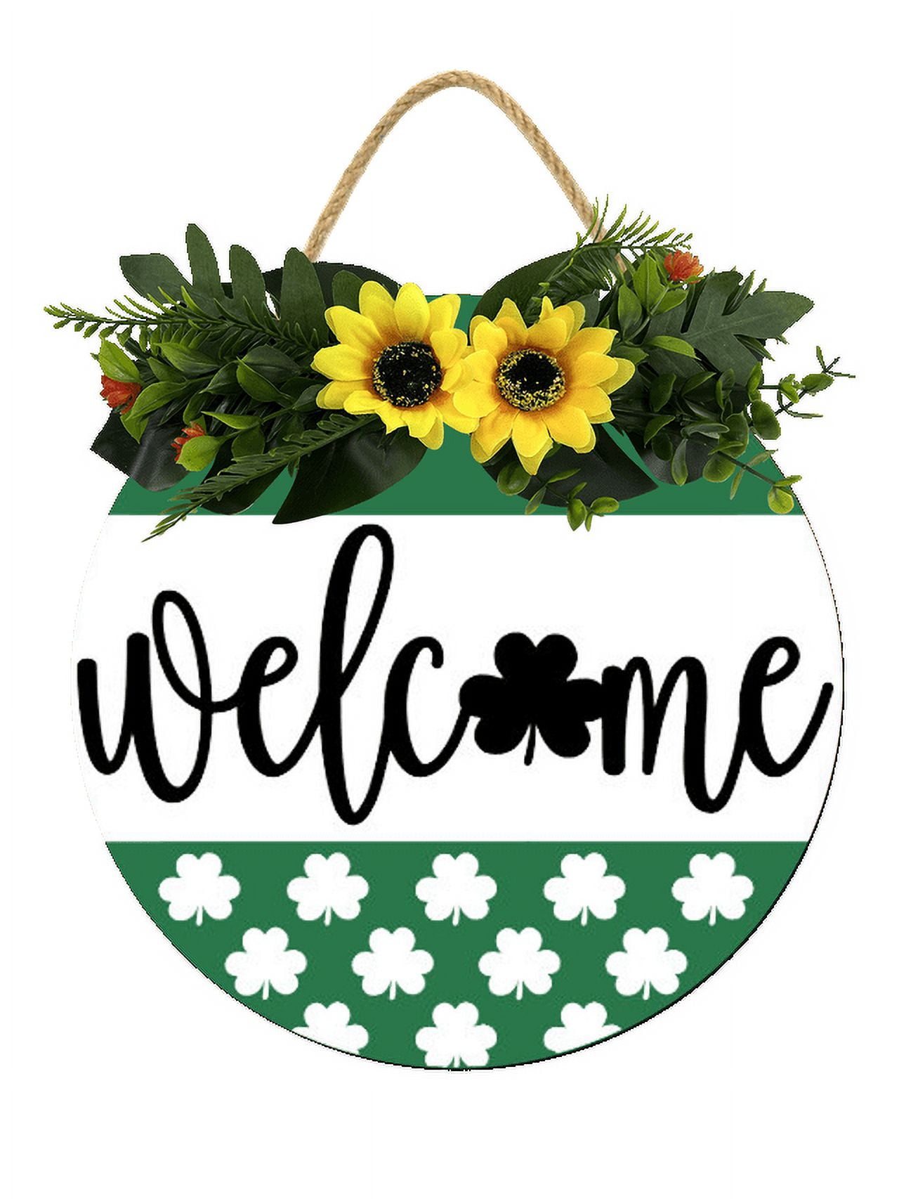 Eveokoki Spring Wreaths Sign for Front Door Farmhouse Spring Door ...