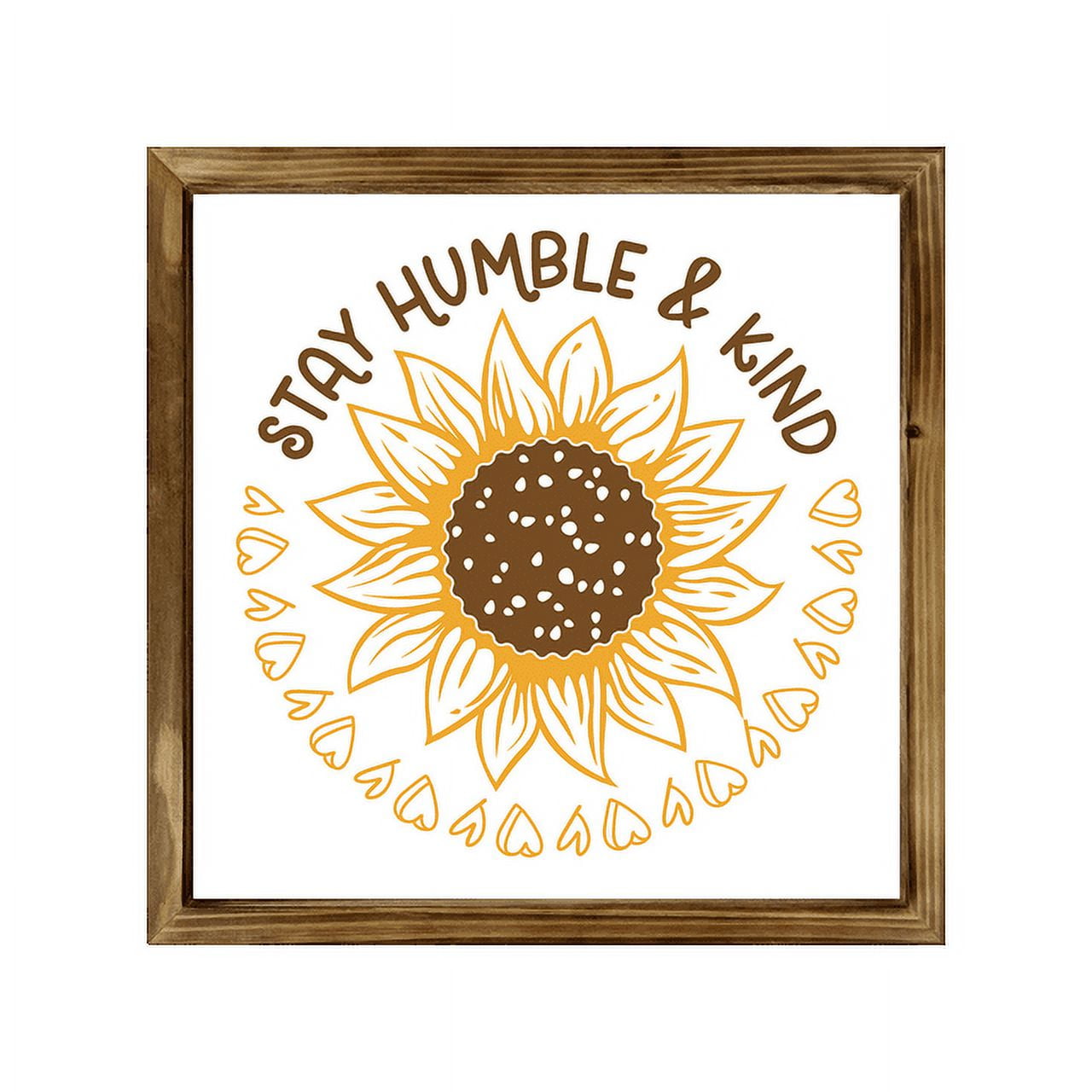 Eveokoki Stay Humble & Kind Sign 16 Inch, Rustic Farmhouse Decor for ...