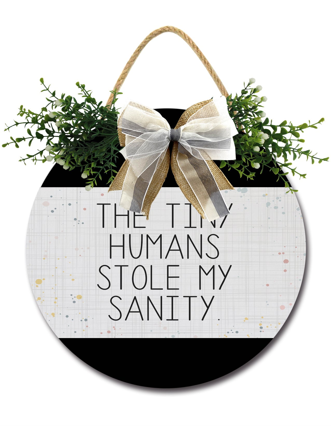 Eveokoki Stole My Sanity Sign Farmhouse Wood Sign Front Porch Decor ...