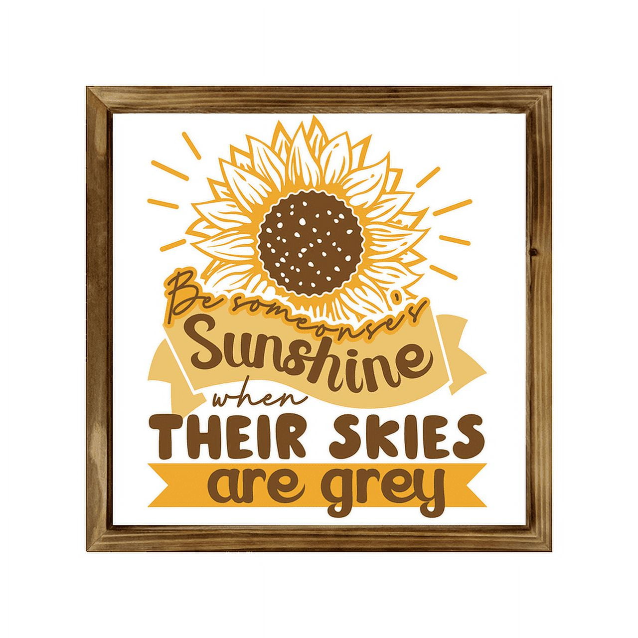 Eveokoki Sunshine Sign 12 Inch, Rustic Farmhouse Decor for the Home ...