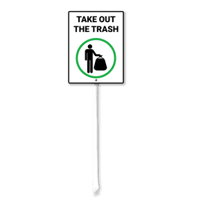 No Trash Dumping Signs