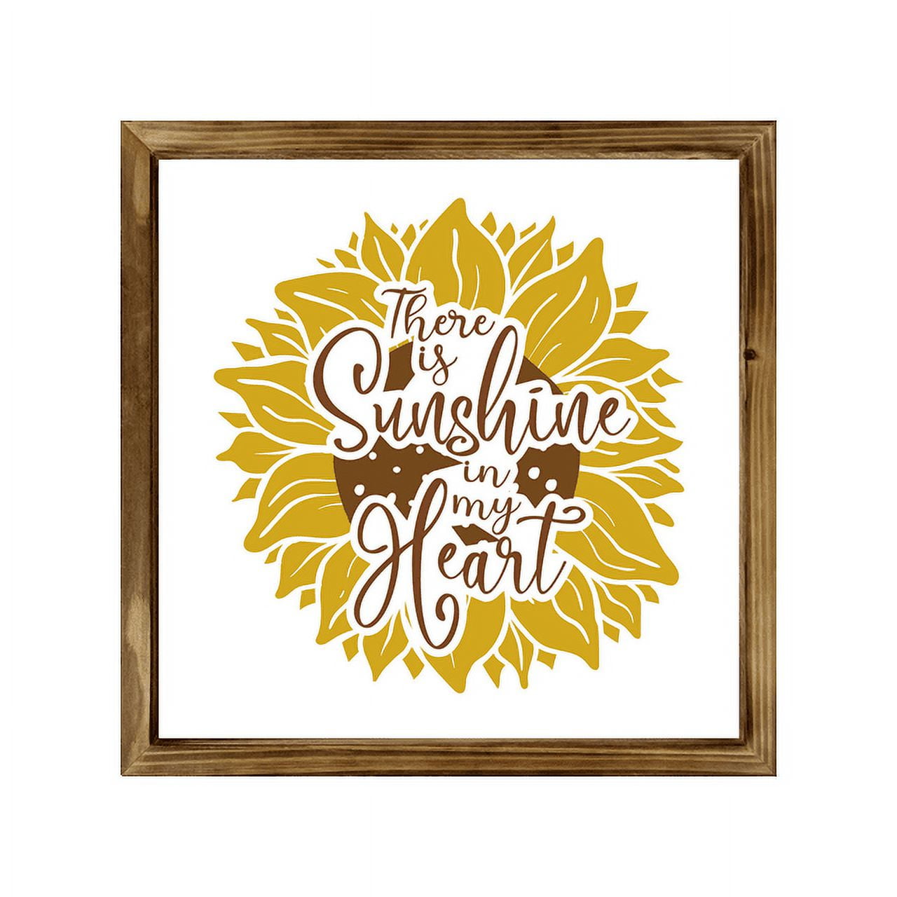 Eveokoki There Is Sunshine In My Heart Sign 12 Inch, Rustic Farmhouse ...