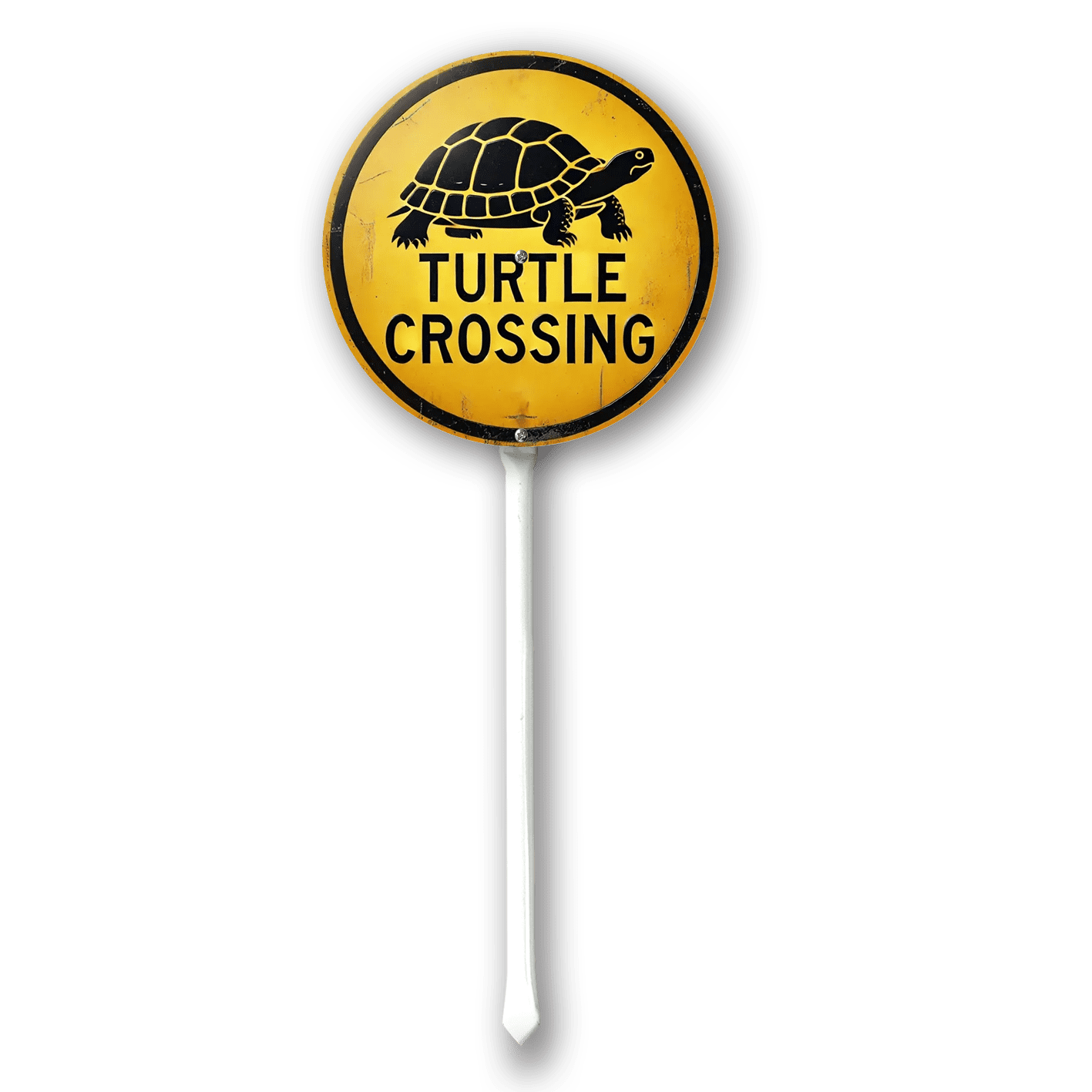 Eveokoki Turtle Crossing Sign With Stake For Neighborhoods Yard Farm ...