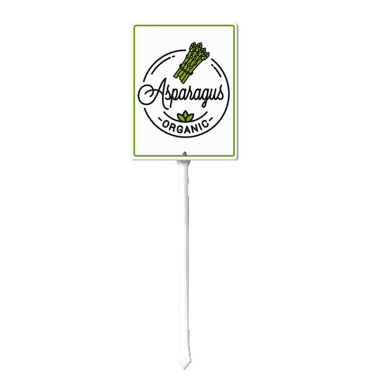 Eveokoki Vegetable Signs For Garden With Stake Asparagus Yard Sign ...