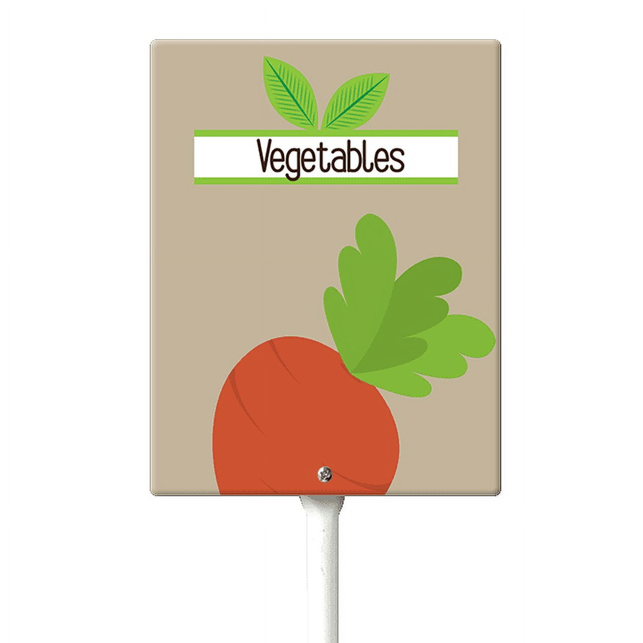 Eveokoki Vegetable Signs For Garden With Stake Carrot Yard Sign ...
