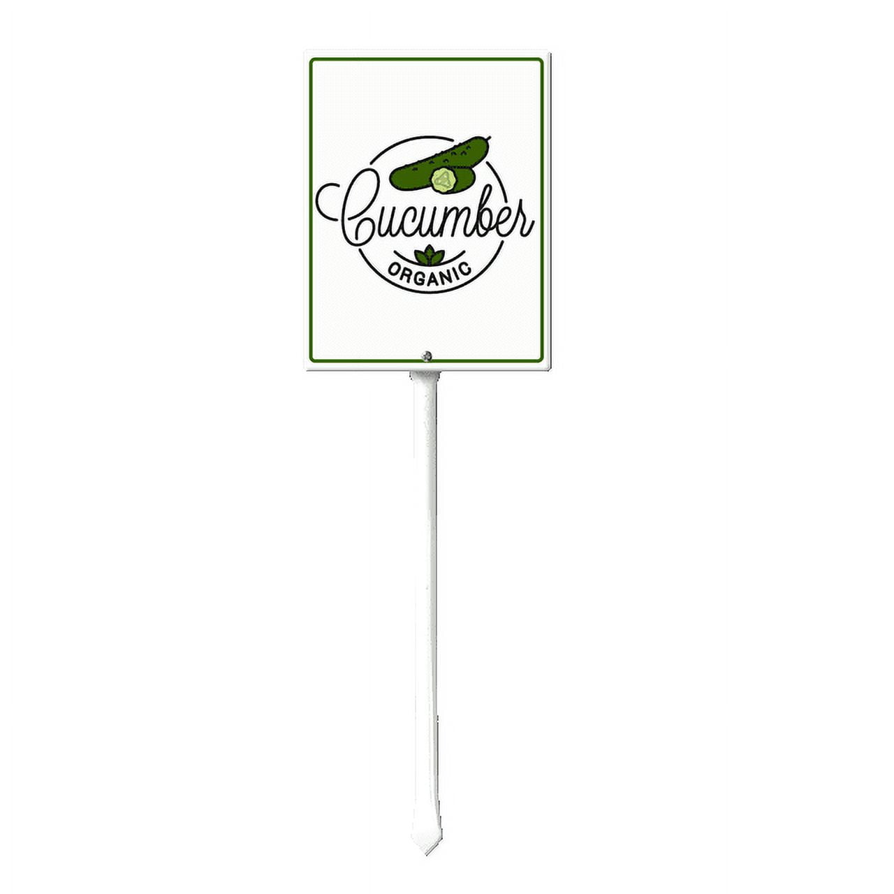Eveokoki Vegetable Signs For Garden With Stake Cucumber Yard Sign ...