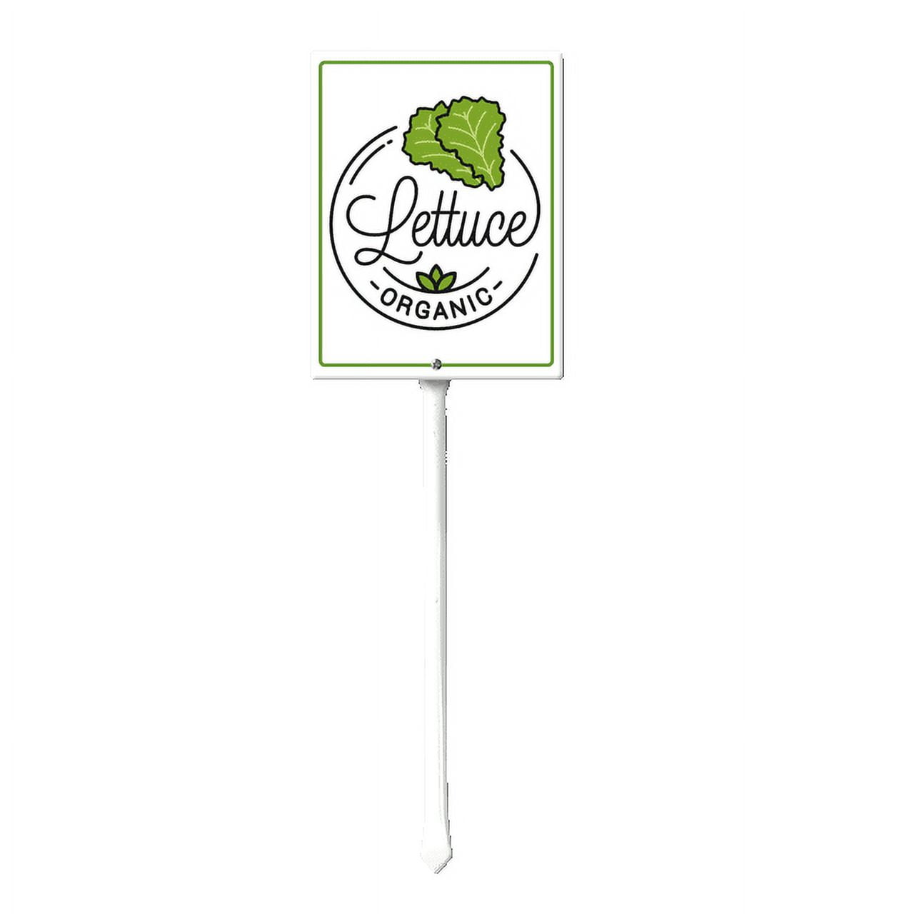 Eveokoki Vegetable Signs For Garden With Stake Lettuce Yard Sign ...