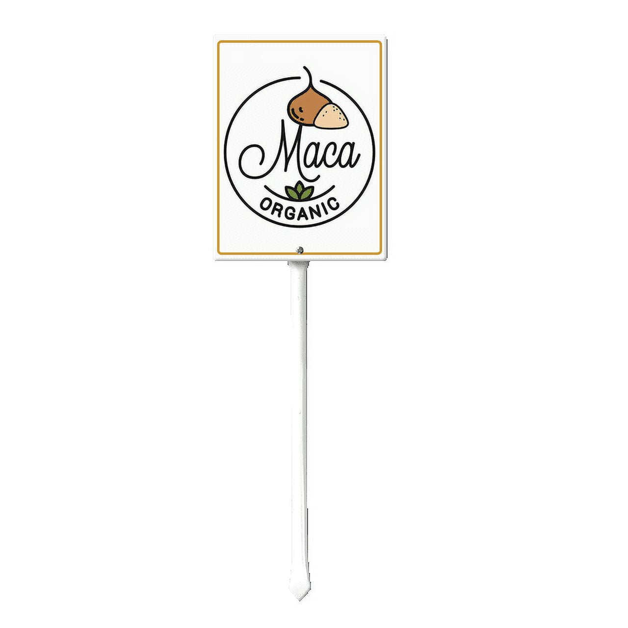 Eveokoki Vegetable Signs For Garden With Stake Maca Yard Sign Vegetable ...