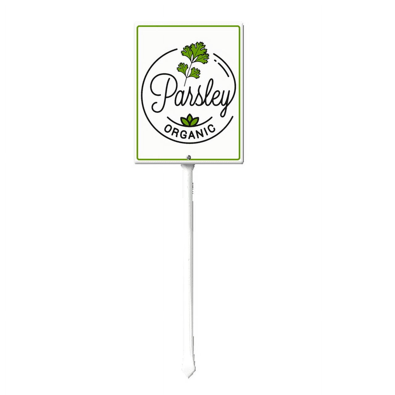 Eveokoki Vegetable Signs For Garden With Stake Parsley Branch Yard Sign ...