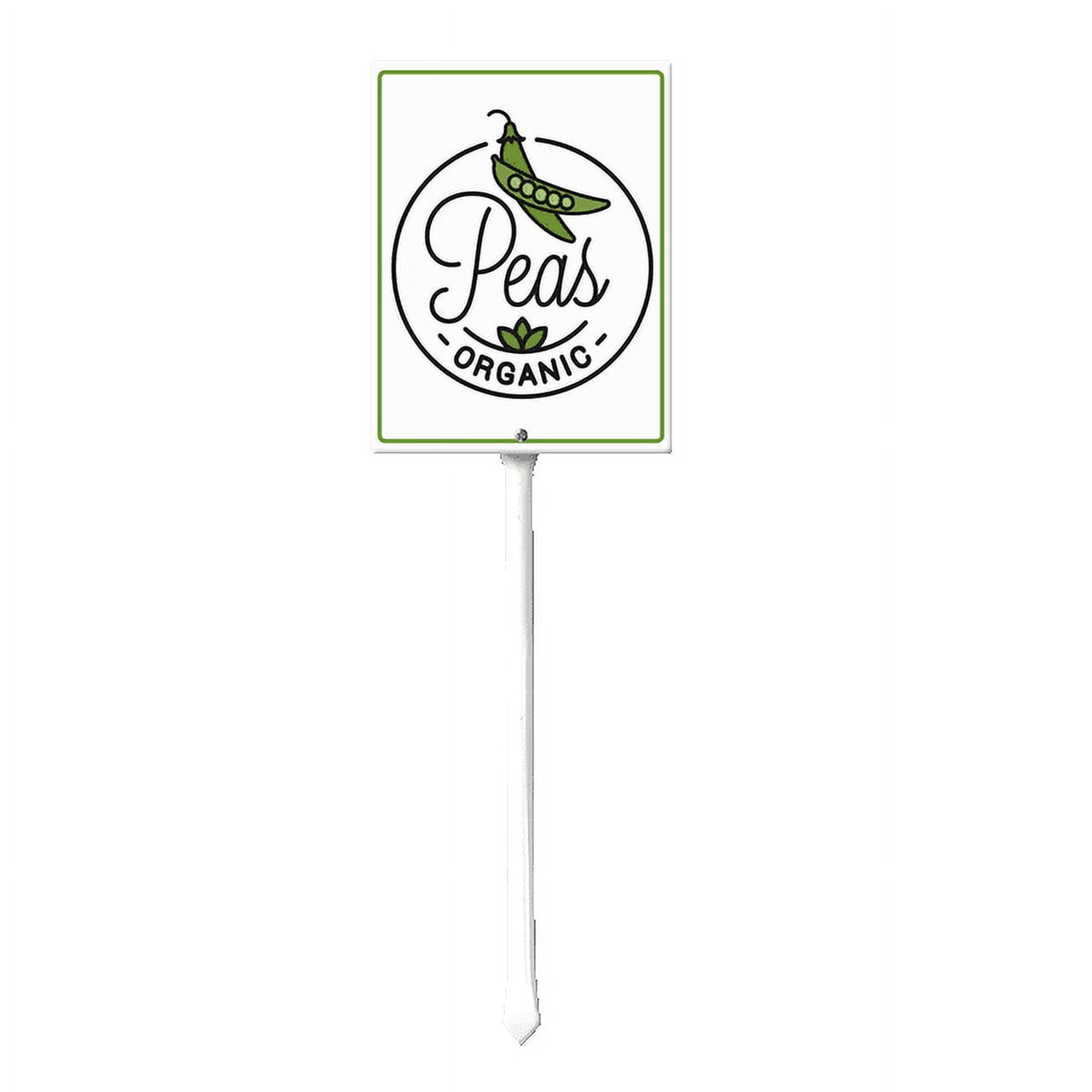 Eveokoki Vegetable Signs For Garden With Stake Peas Yard Sign Vegetable ...
