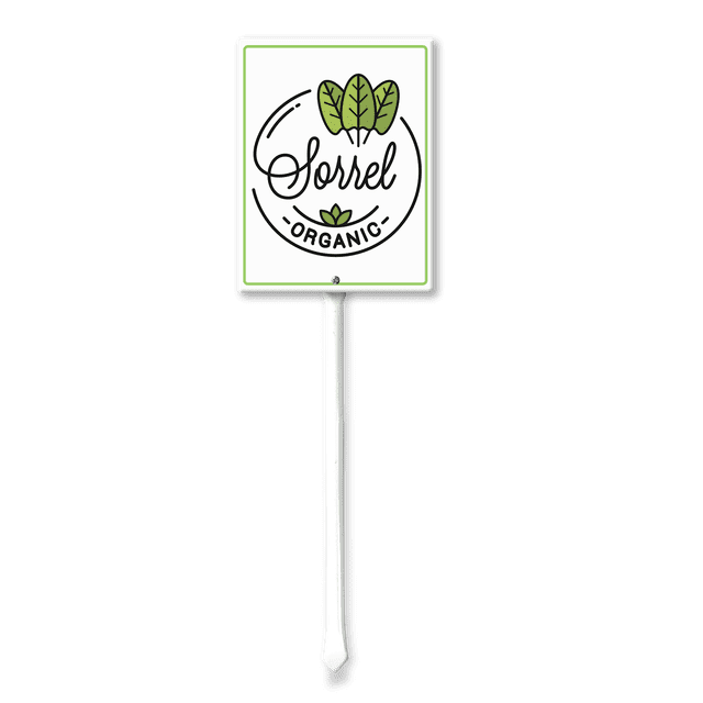 Eveokoki Vegetable Signs For Garden With Stake Spinach Leaves Yard Sign ...