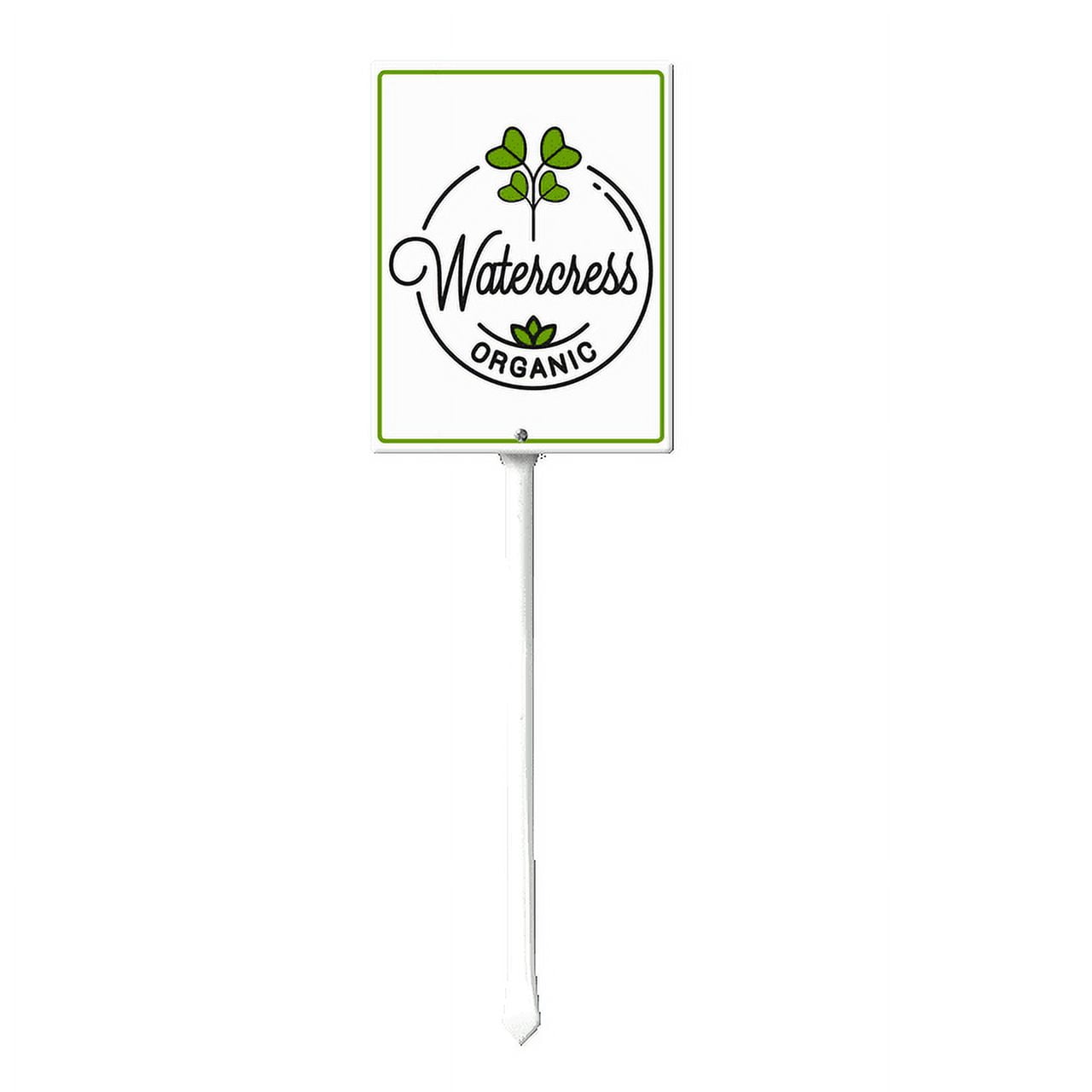 Eveokoki Vegetable Signs For Garden With Stake Watercress Yard Sign ...