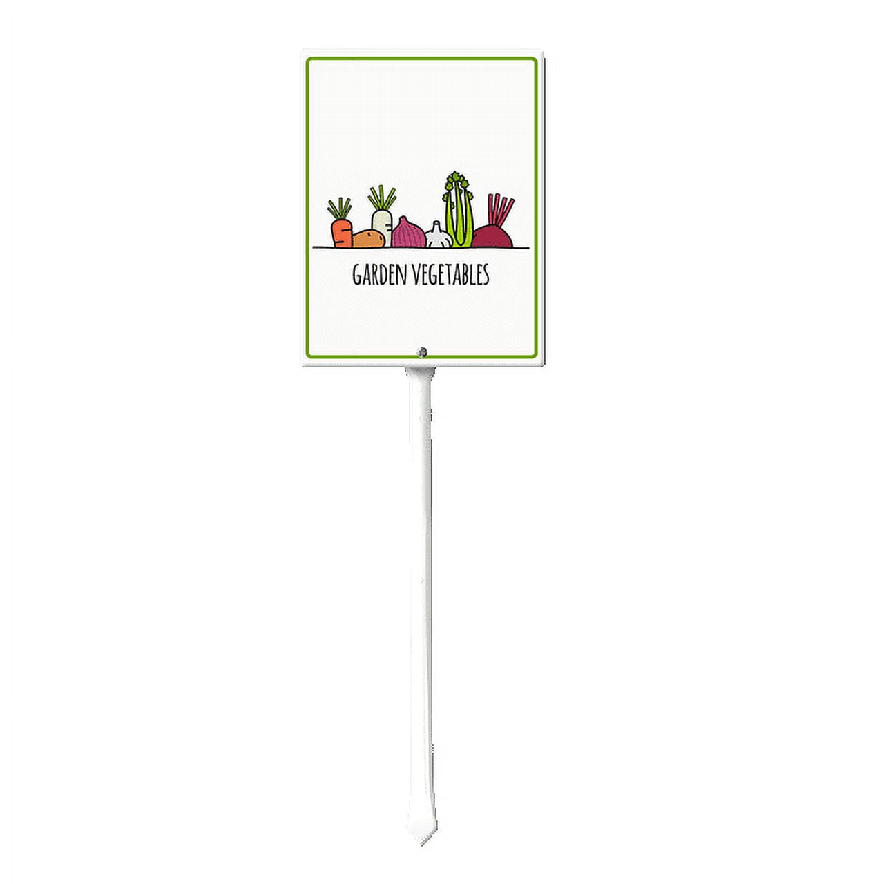 Eveokoki Vegetable Signs For Garden With Stake Vegetable Garden Yard ...